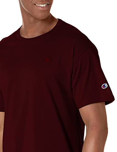 Champion mens Classic Jersey Tee Shirt, Maroon, XX-Large US