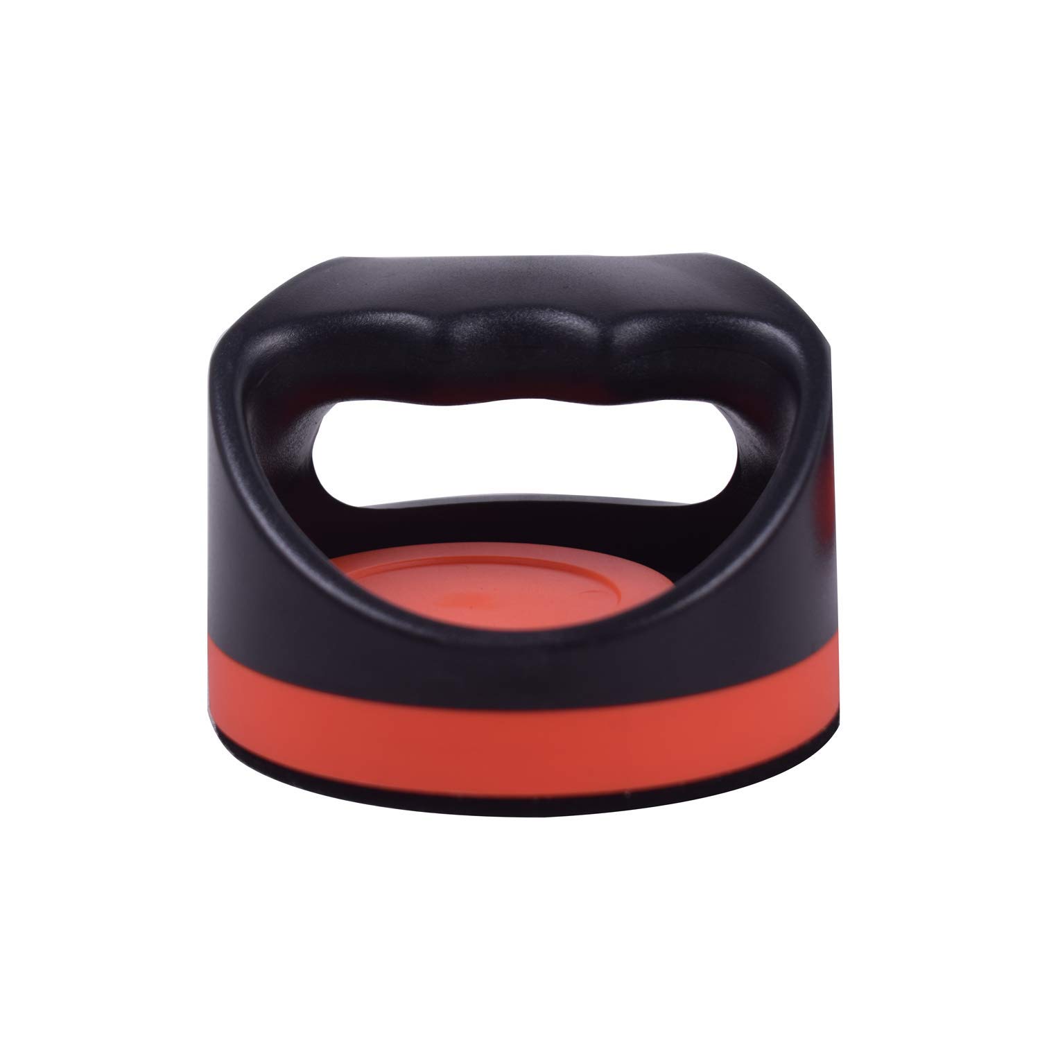 Plastic Air Hockey Strikers/Pushers, 2 PCS 4" Plastic Black Air Hockey Pushers and 4 PCS 2.75" Pucks Replacement for Game Tables Goalies Equipment Accessories