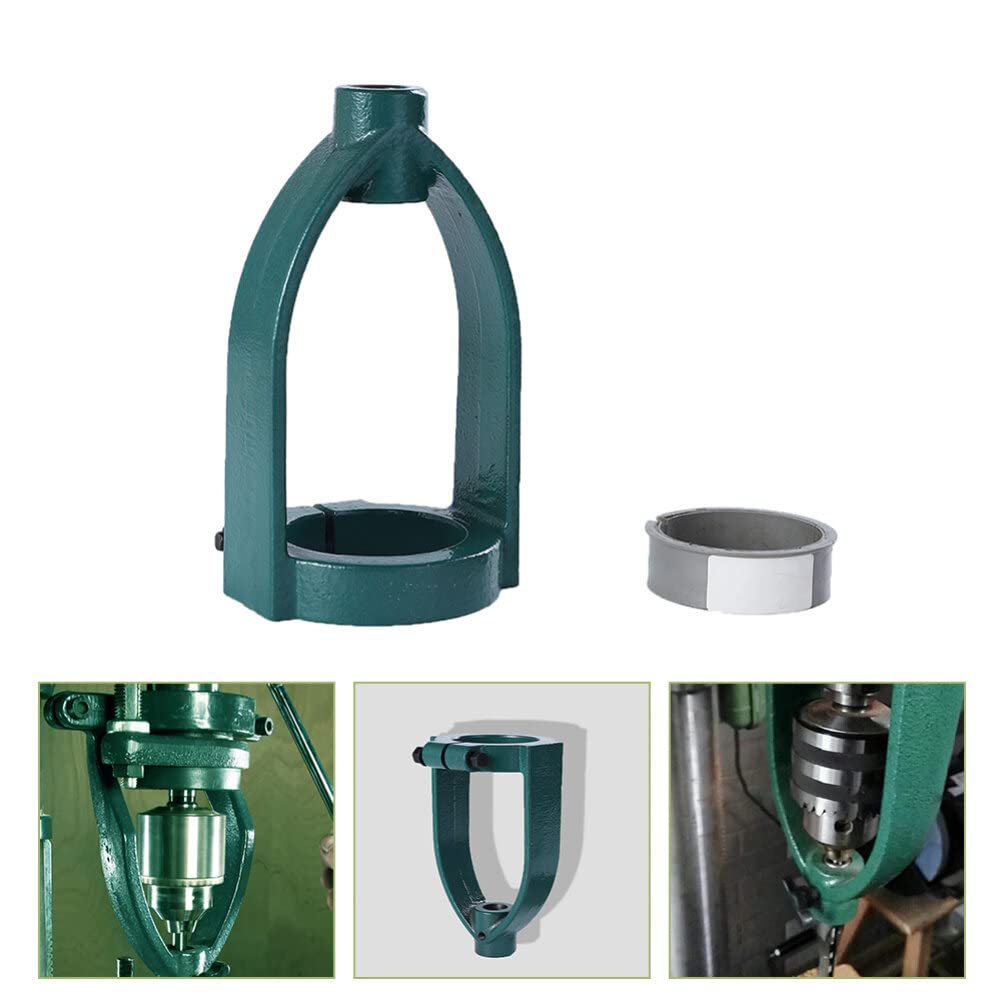 DOITOOL Drill Press Stand Square Tenon Converter Drill Press Adapter for Hand Drill Drill Guide for Straight Holes Handheld Drill Press Log Tenon Cutter Portable Drill Press(55mm Drill Sleeve)