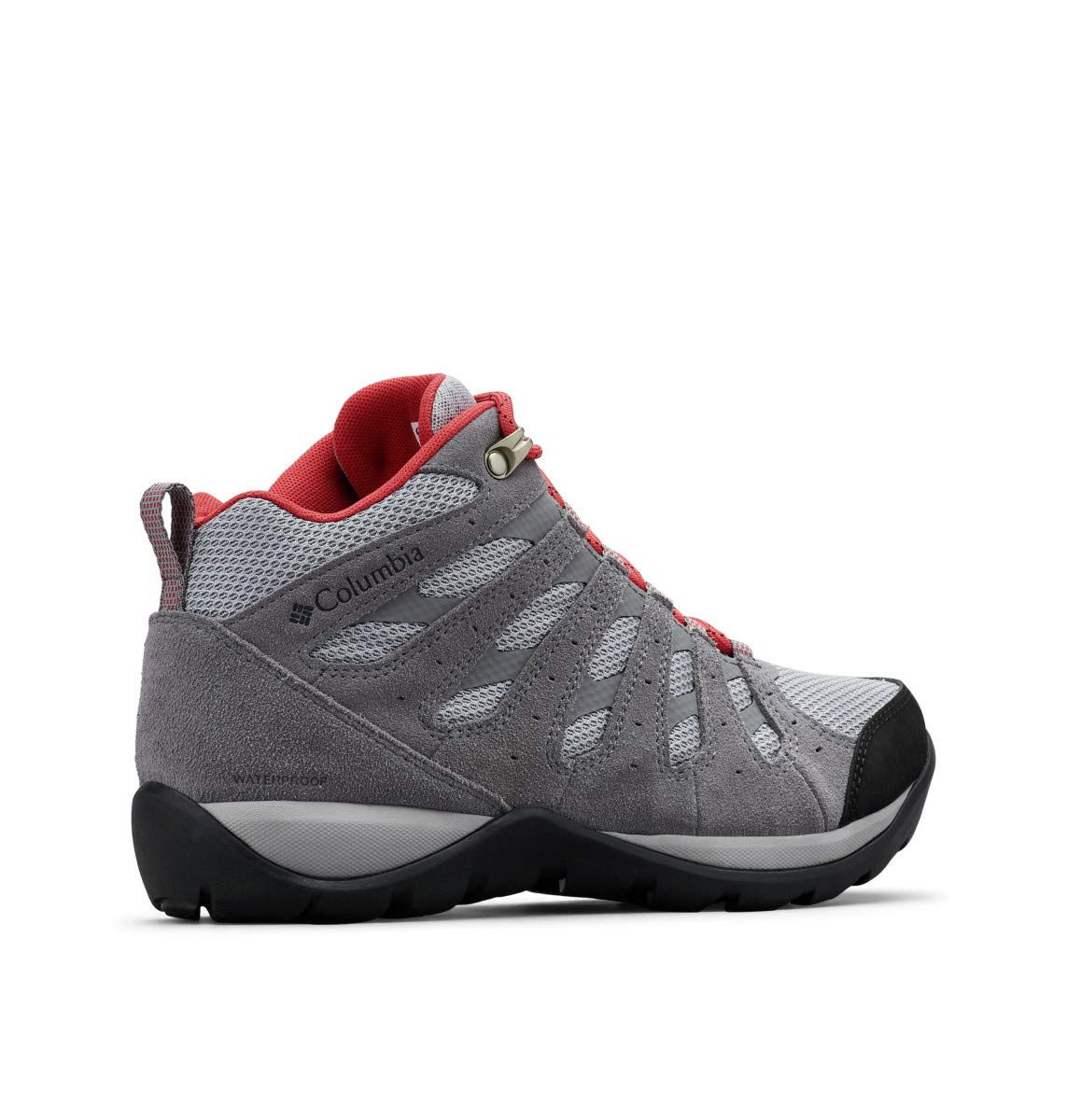 Columbia Women's Redmond V2 Mid Waterproof, Steam/Daredevil, 7.5