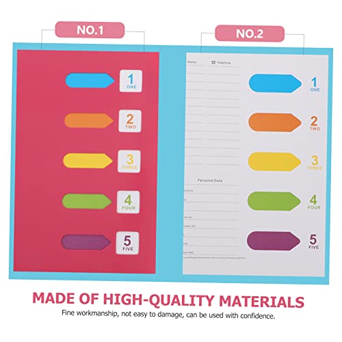 MAGICLULU 2pcs Notebook Digital Notepad Paper Notebook A5 Journal A5 Graffiti Notebook A5 Spiral Journal Daily Planner Book Paper Journal Books Portable Handbooks Simple Writing Books Work