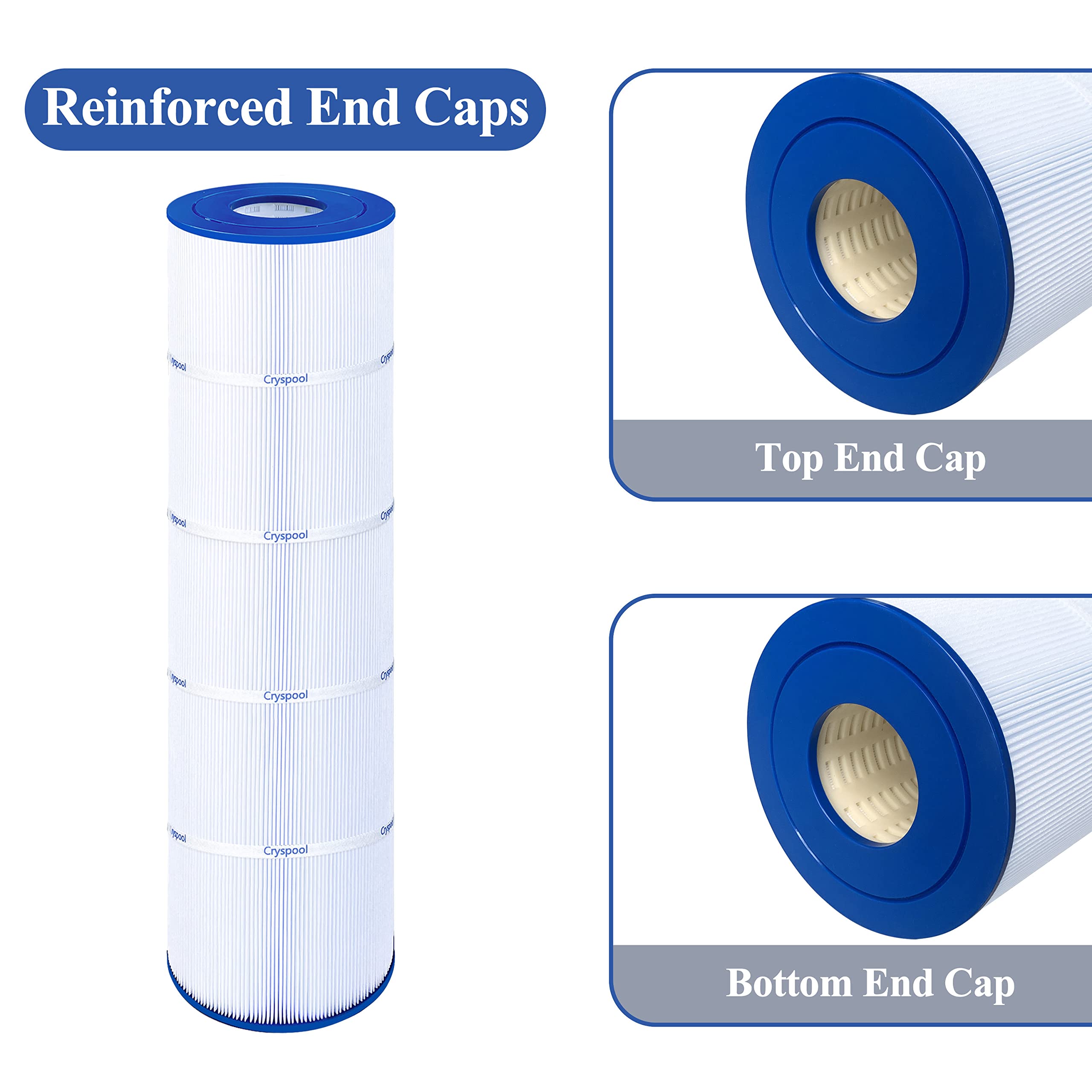 Cryspool Pool Filter Cartridge Compatible with CCP420,PCC105-PAK4, C-7471, R173576,178584, Clean and Clear Plus 420,817-0106, FC-6470,4 Pack