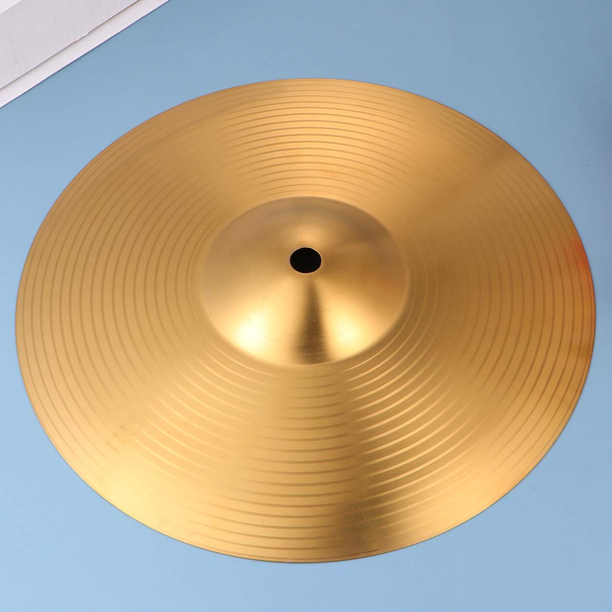 ERINGOGO 2 pieces Crash Ride Cymbal crash cymbal brass- hat cymbals crash ride 10 inch Bass Drum Cymbal