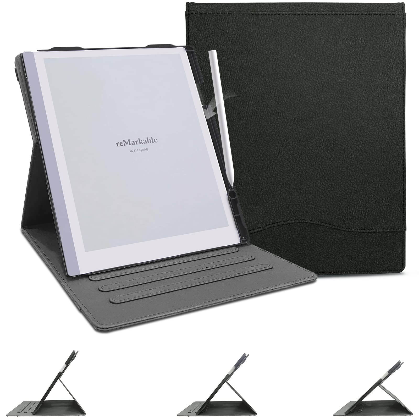 E NET-CASE Case for Remarkable 2 Paper Tablet, Skin Touch Feeling Book Folio Cover with Built-in Pen Holder for Remarkable 2 Tablet 10.3" 2020 Released