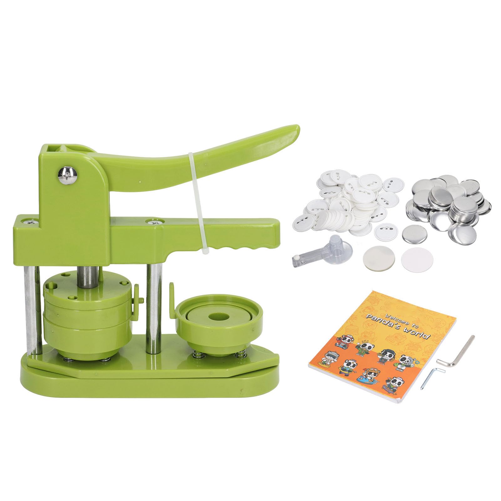 Button Pressing Machine, Complete Accessories, Ideal Gift 100 Sets of Button Pressing Machines, Family Crafts (58mm)