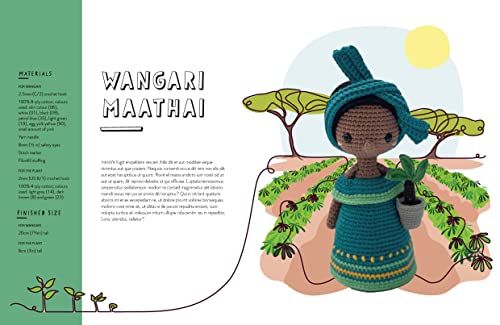 More Crochet Iconic Women: Amigurumi patterns for 15 incredible women who changed the world