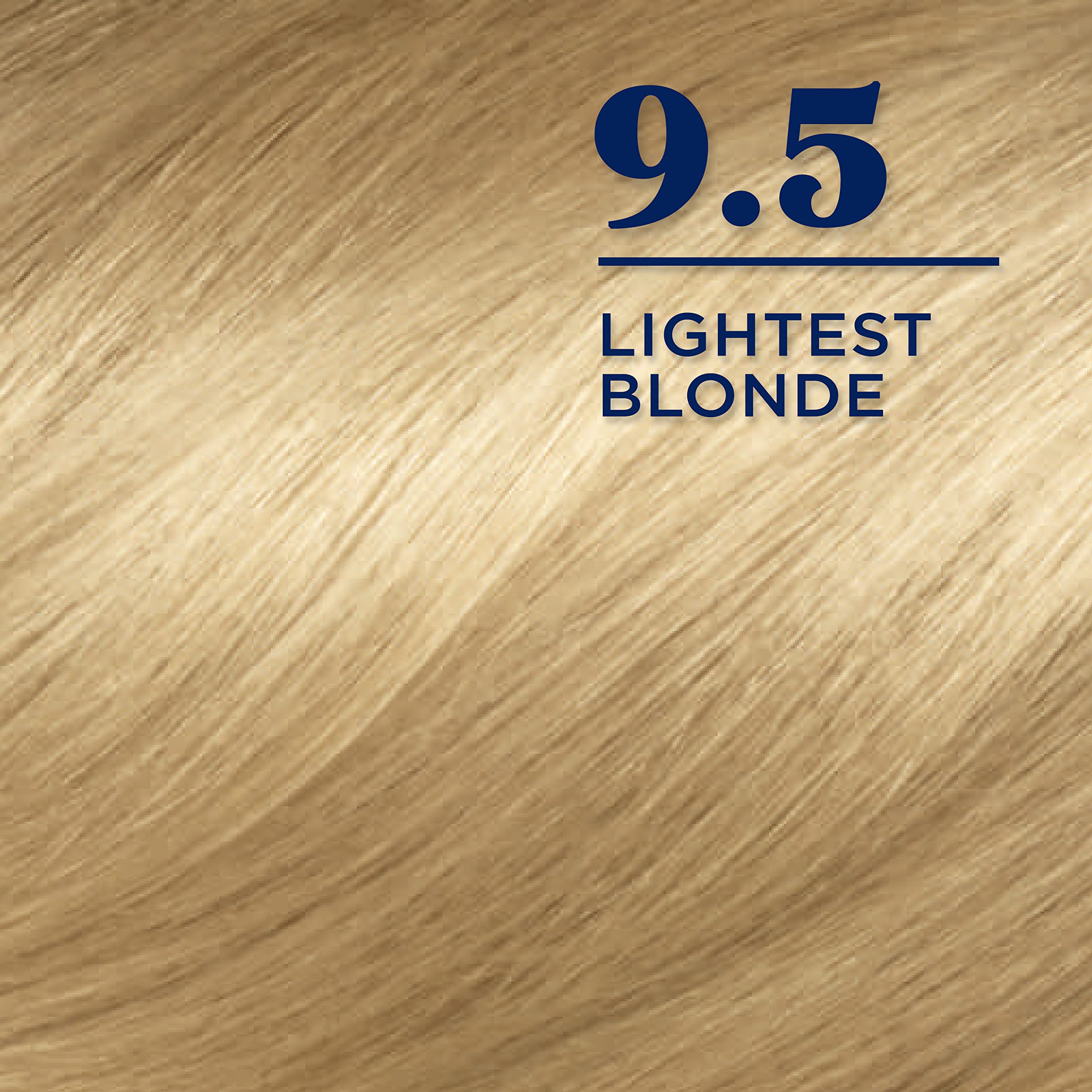 Clairol Nice'n Easy Permanent Hair Dye, 9.5 Lightest Blonde Hair Color, Pack of 1