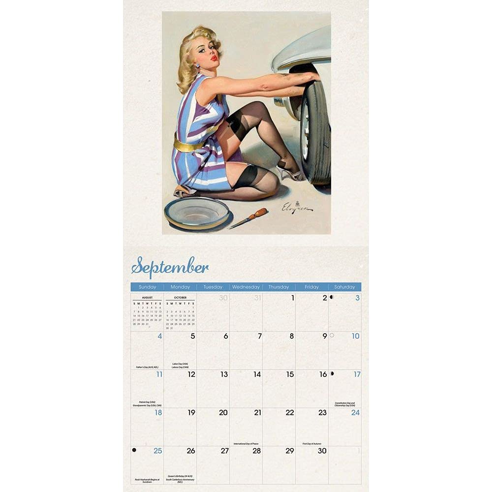 Carousel Calendars, Pin Ups 2022 Wall Calendar