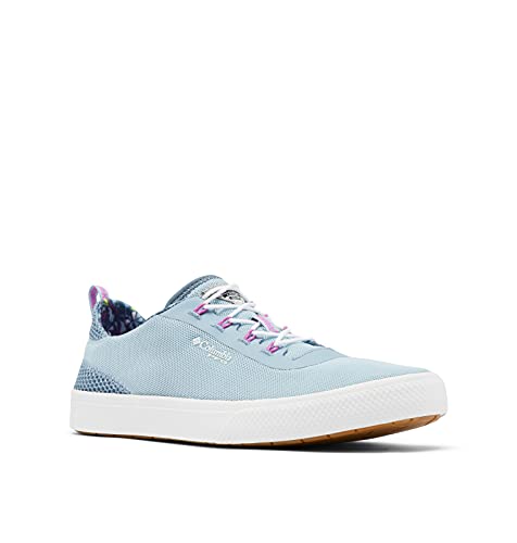 Columbia Women’s PFG Dorado Mesh Deck Shoe, Water & Stain Resistant, Mirage/Foxglove, 8.5