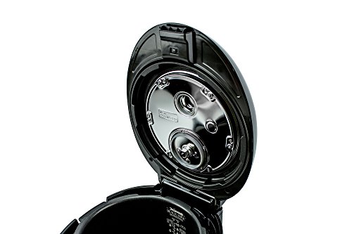 CUCKOO CRP-HY1083F | 10-Cup (Uncooked) Induction Heating Pressure Rice Cooker | 13 Menu Options, Auto-Clean, Voice Navigation, Stainless Steel Inner Pot, Made in Korea | Black