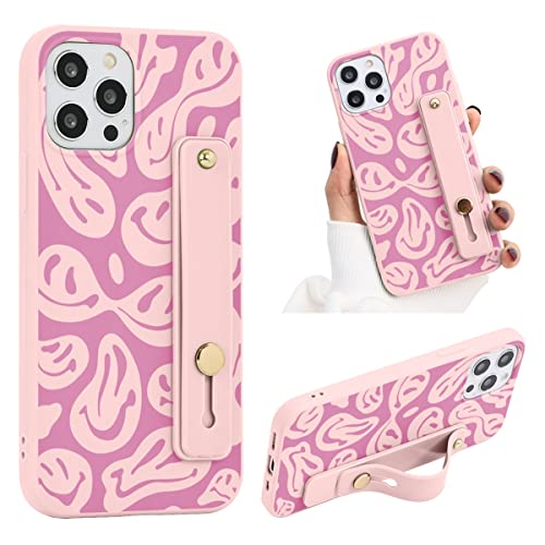 KAPUCTW 2 Pack for Oppo Realme 7 Pro 4G case with Wrist Strap, Print Pattern Wristband Holder Phone Case Soft Silicone TPU Bumper Shockproof Protective Cover for Realme 7 Pro 6.4 Inch
