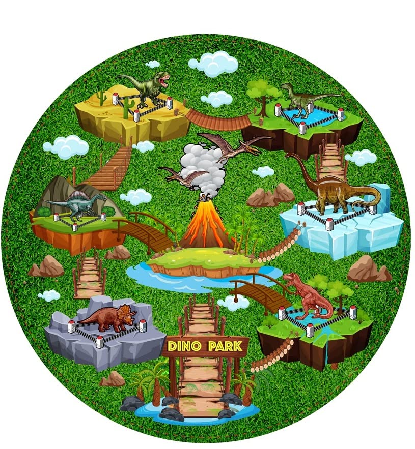 Dinosaur Pop Up Kids’ Play Tent by Toy To Enjoy Indoor & Outdoor, Boys & Girls Includes Remote Controlled Lights, Roar Sound Button & 6 Different Toys