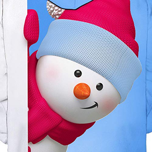 Thenlian Unisex 3D Printed Realistic Pullover Long Sleeve Funny Hooded Sweatshirt Tops Blouse Hooded Sweater(XXXL, Blue 1)