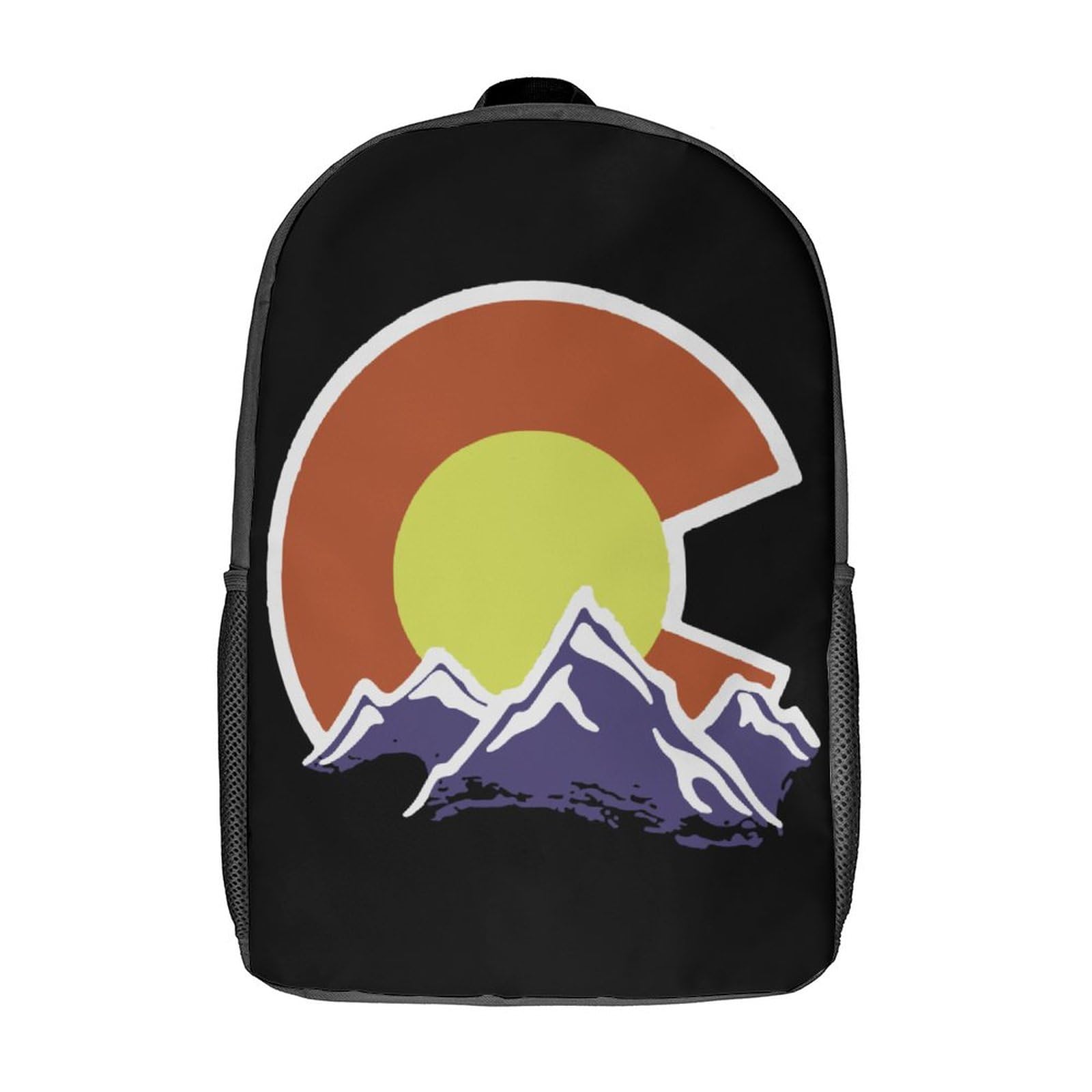 Colorado Mountain Travel Backpack Casual 17 Inch Large Daypack Shoulder Bag with Adjustable Shoulder Straps