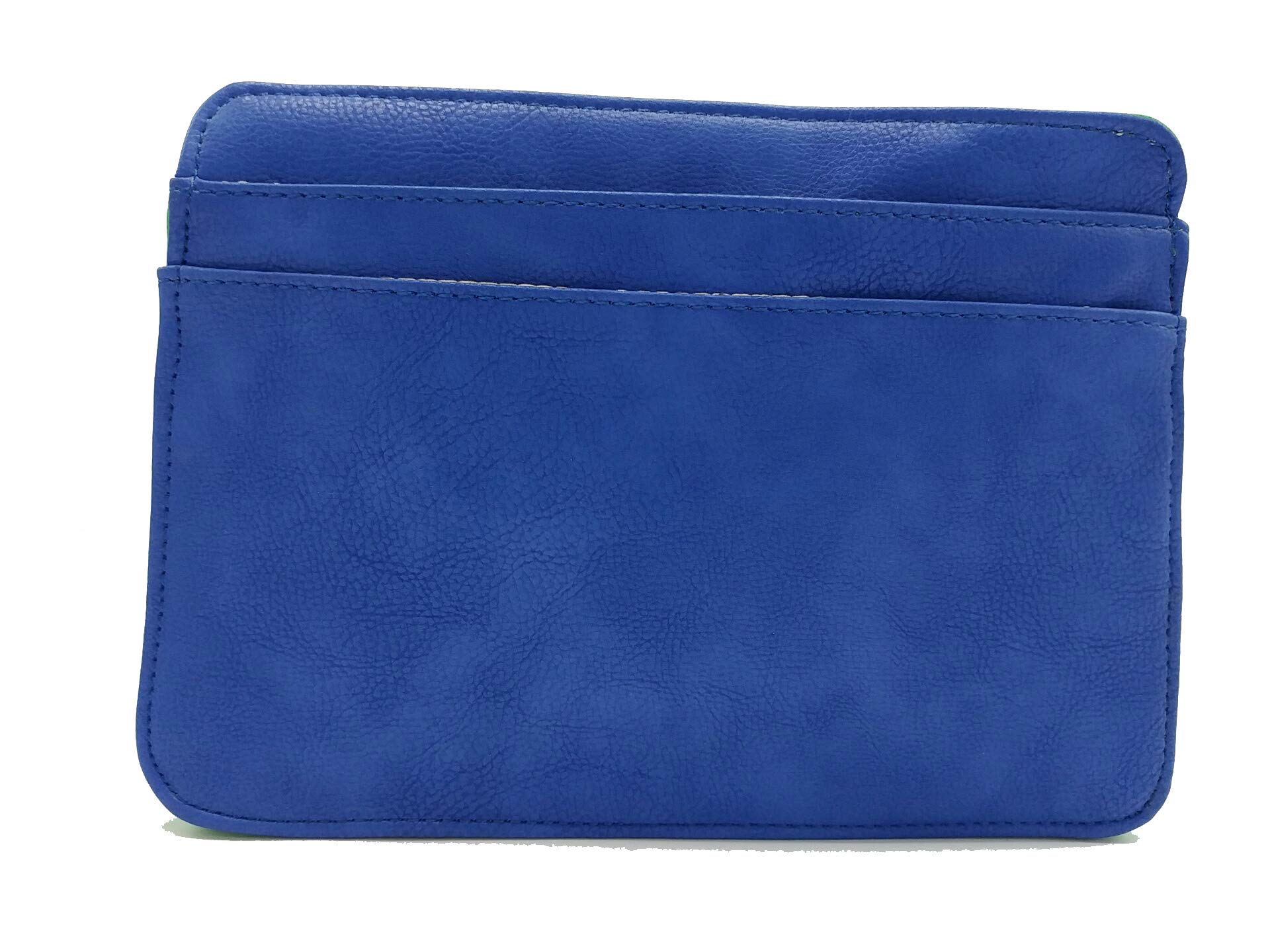 Pouchee Avi Crossbody Handbag/Organizer Purse (Blue/Green)