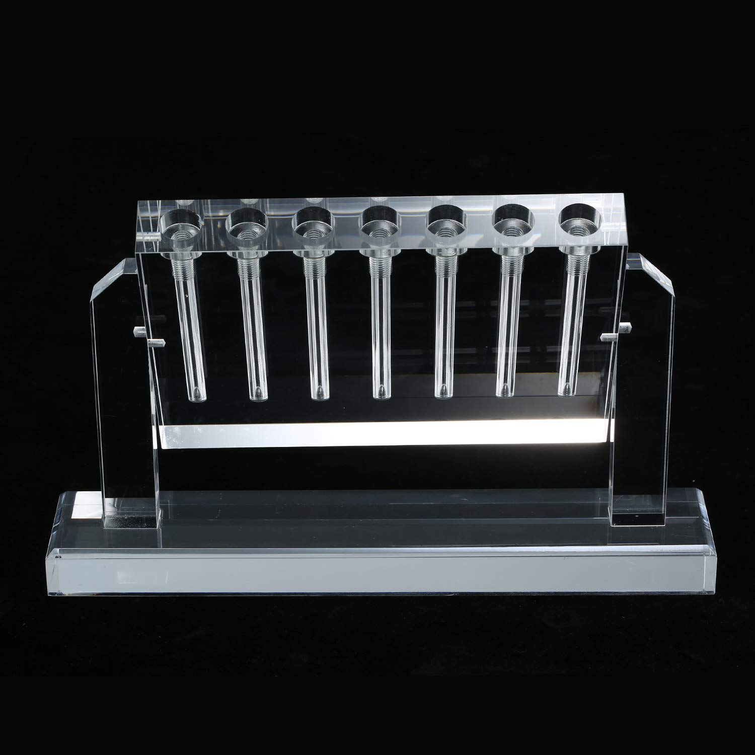 HUIOP Comparator,7 Tubes Automobile Oil Quality Comparator Transmission Oil Viscosity Tester Comparator Transparent Glass Tester Demonstration Stand