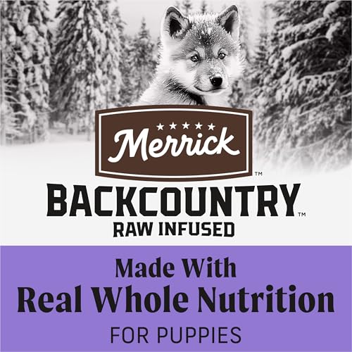 Merrick Backcountry Healthy Grains Premium Dry Puppy Food, Kibble with Freeze Dried Raw Pieces, Chicken - 10.0 lb. Bag