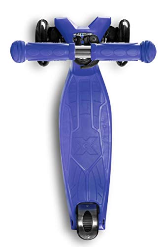 Micro Kickboard - Maxi Original 3-Wheeled, Lean-to-Steer, Swiss-Designed Micro Scooter for Kids, Ages 5-12 (Blue)