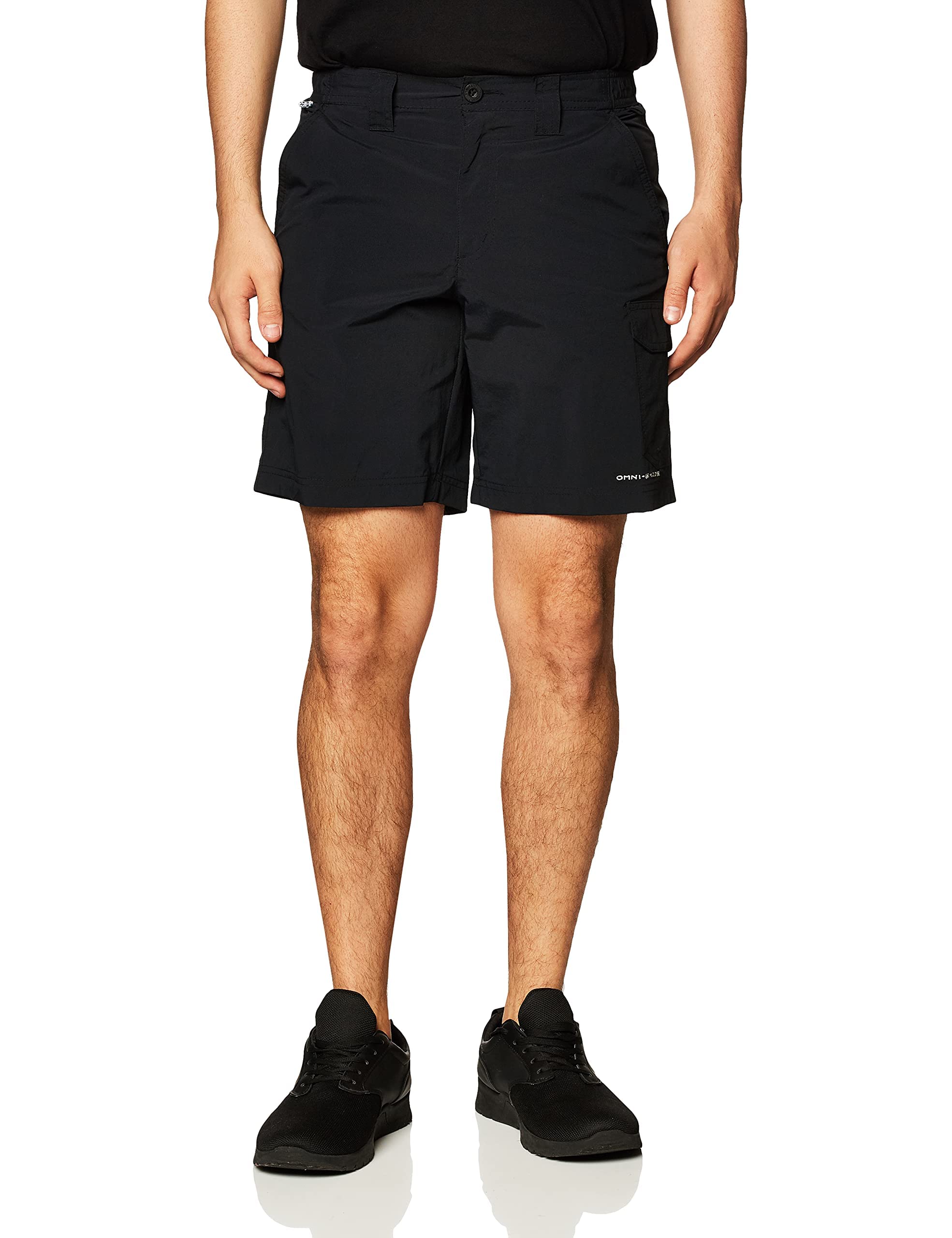 Columbia Men's PFG Blood and Guts III Short, Stain Repellant, Sun Protection, Black, 40
