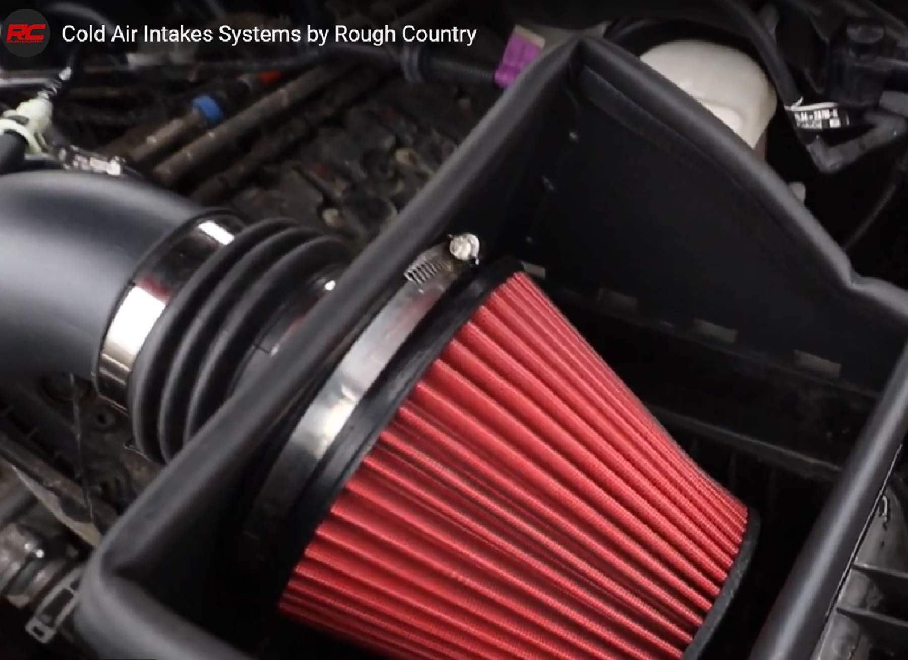 Rough Country Cold Air Intake for 2007-2011 Jeep Wrangler JK | 3.8L - 10554