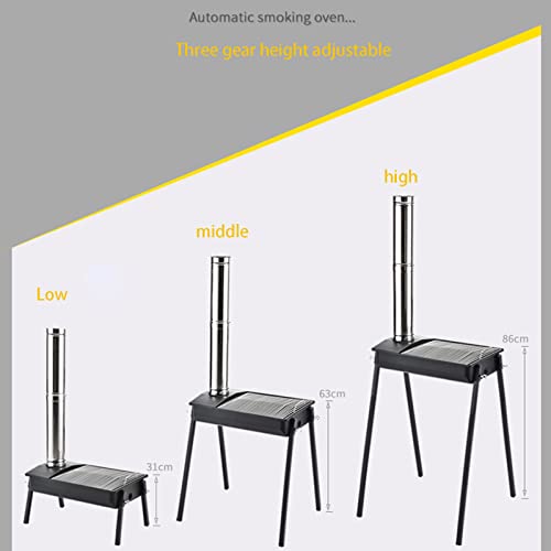 DADHI BBQ Grill Household Charcoal Grill Tool with Offset Smoker Removable Legs,for Patio Backyard Picnic Camping