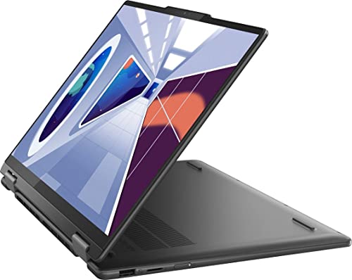 Lenovo Yoga 7i 2-in-1 14" 2.2K Touch Laptop, Intel Evo Platform, Intel Core i5-1335U, Intel Iris Xe Graphics, 8GB RAM 512GB SSD, Fingerprint, WiFi 6E, Backlit KB, Win11, Storm Grey, TECL Bundle
