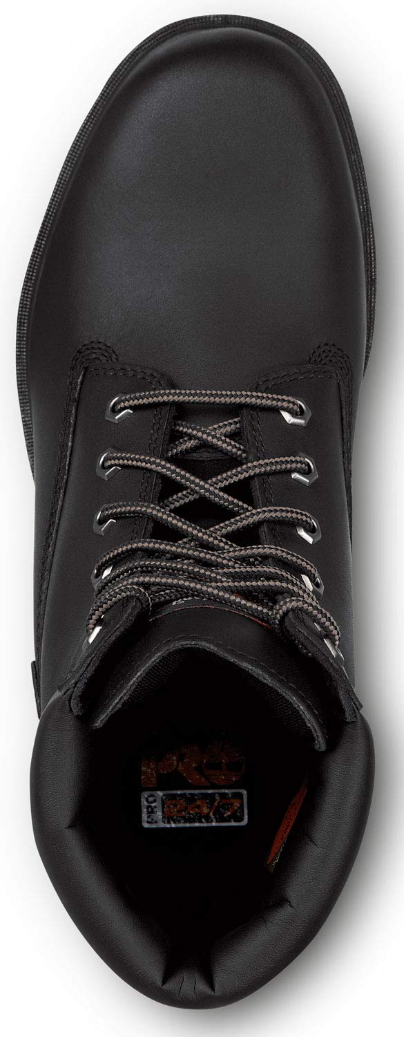 Timberland PRO 6IN Direct Attach Men's, Black, Soft Toe, EH, WP/Insulated, MaxTRAX Slip-Resistant Work Boot (11.5 M)