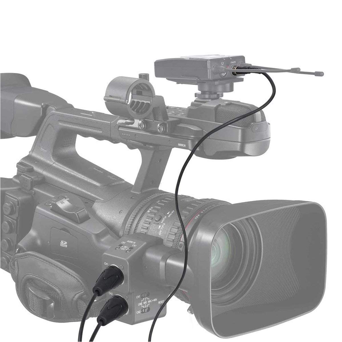 comica CVM-DS-XLR 3.5mm TRS to Dual XLR Stereo Audio Output Cable Wireless Microphone Systems
