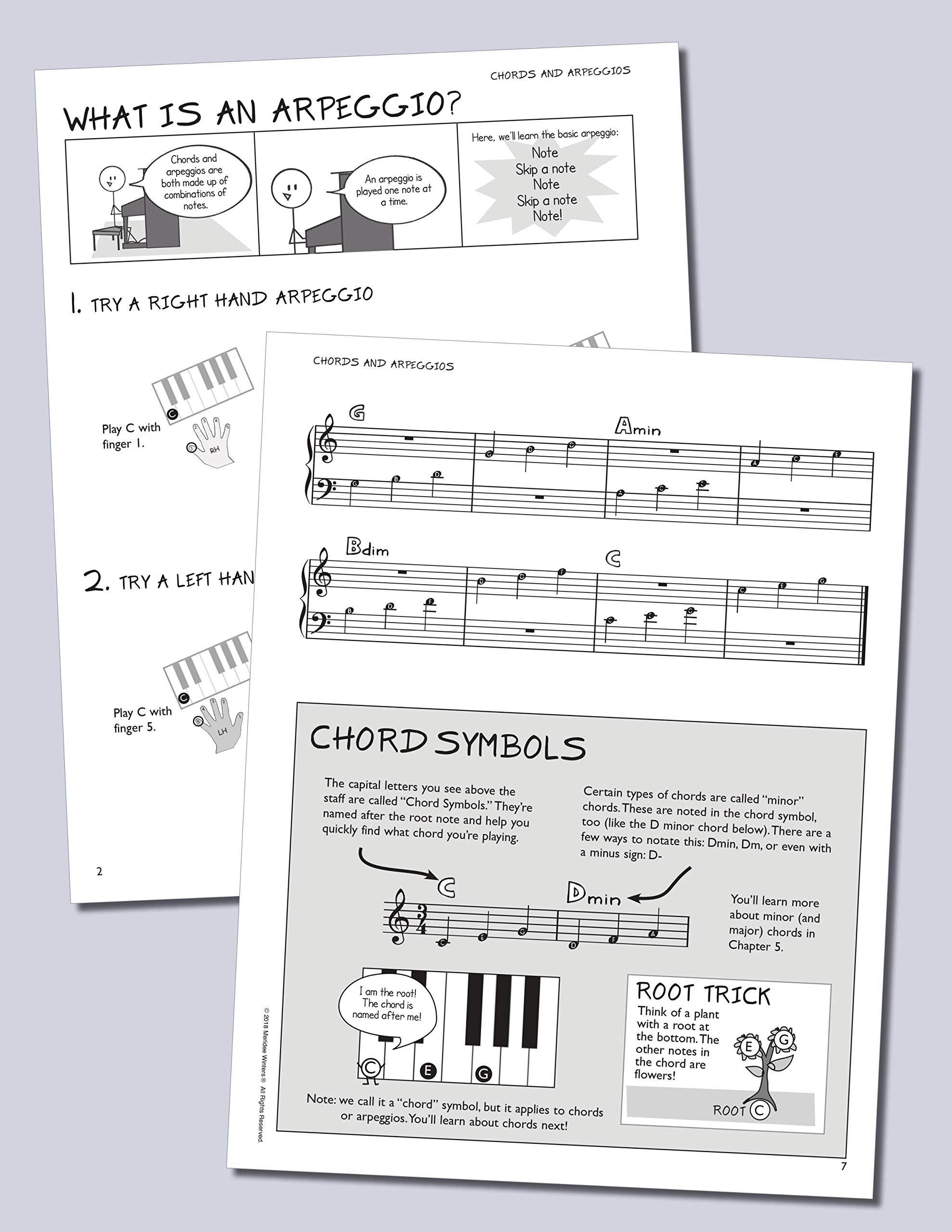 Meridee Winters Chord Crash Course: A Teach Yourself Piano Book for Older Beginners and Adults