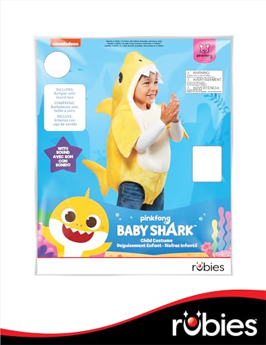 Rubies Toddler Baby Shark Costume for Themed Parties and Halloween, Multi, Toddler US