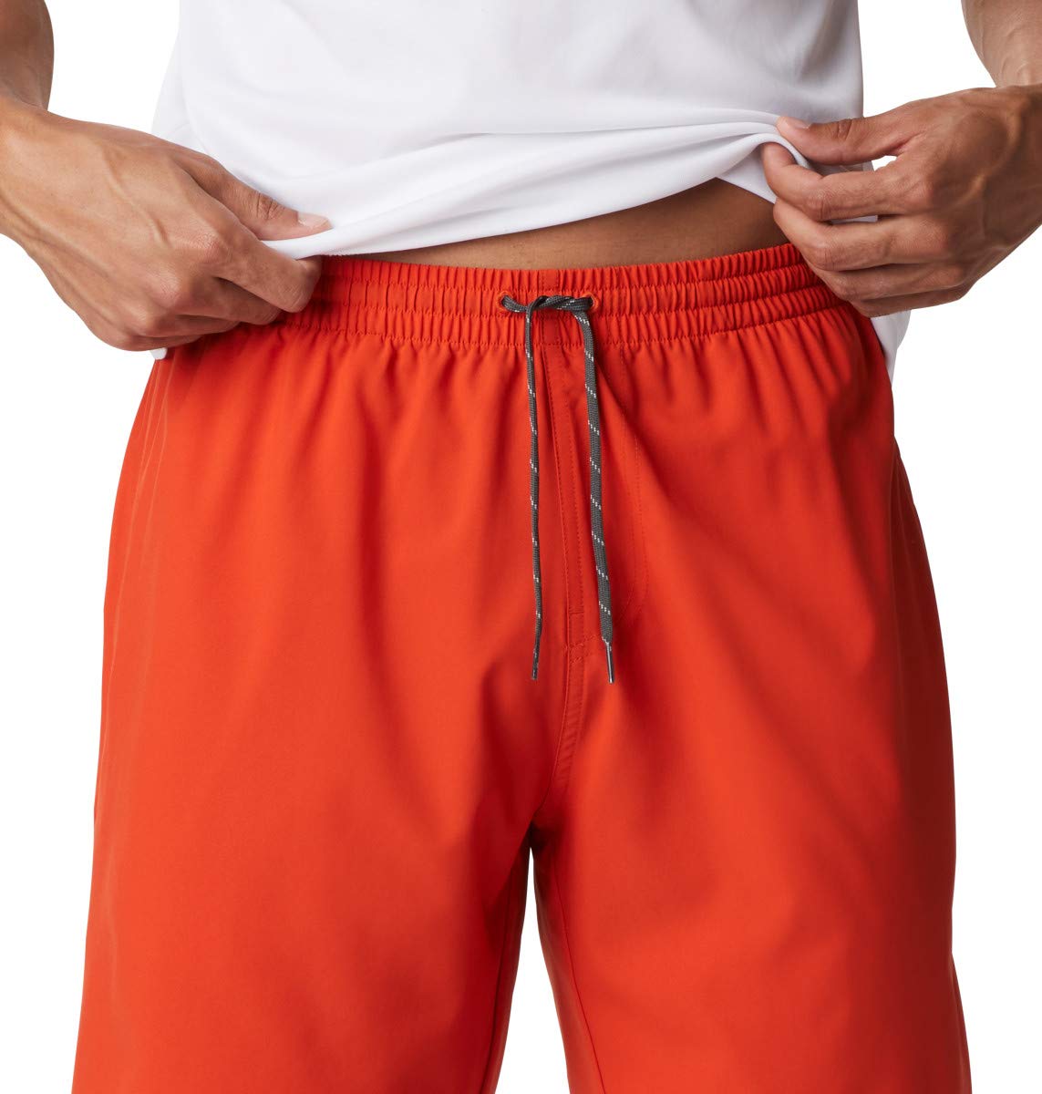 Columbia Men’s Summertide Stretch Short, Sun Protection, Stain Resistant, Bonfire, 4X Big