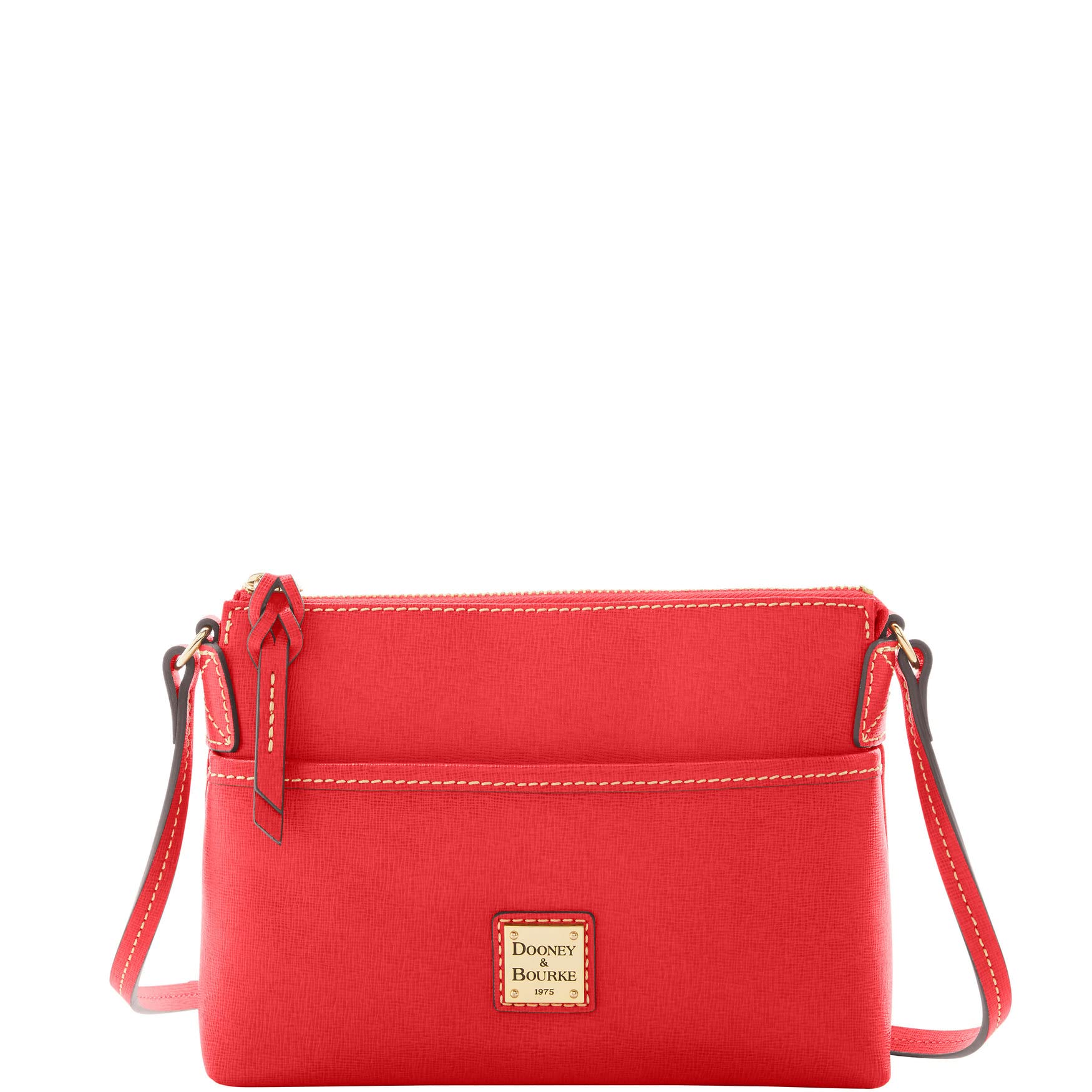 Dooney & Bourke Handbag, Saffiano Ginger Crossbody - Tomato