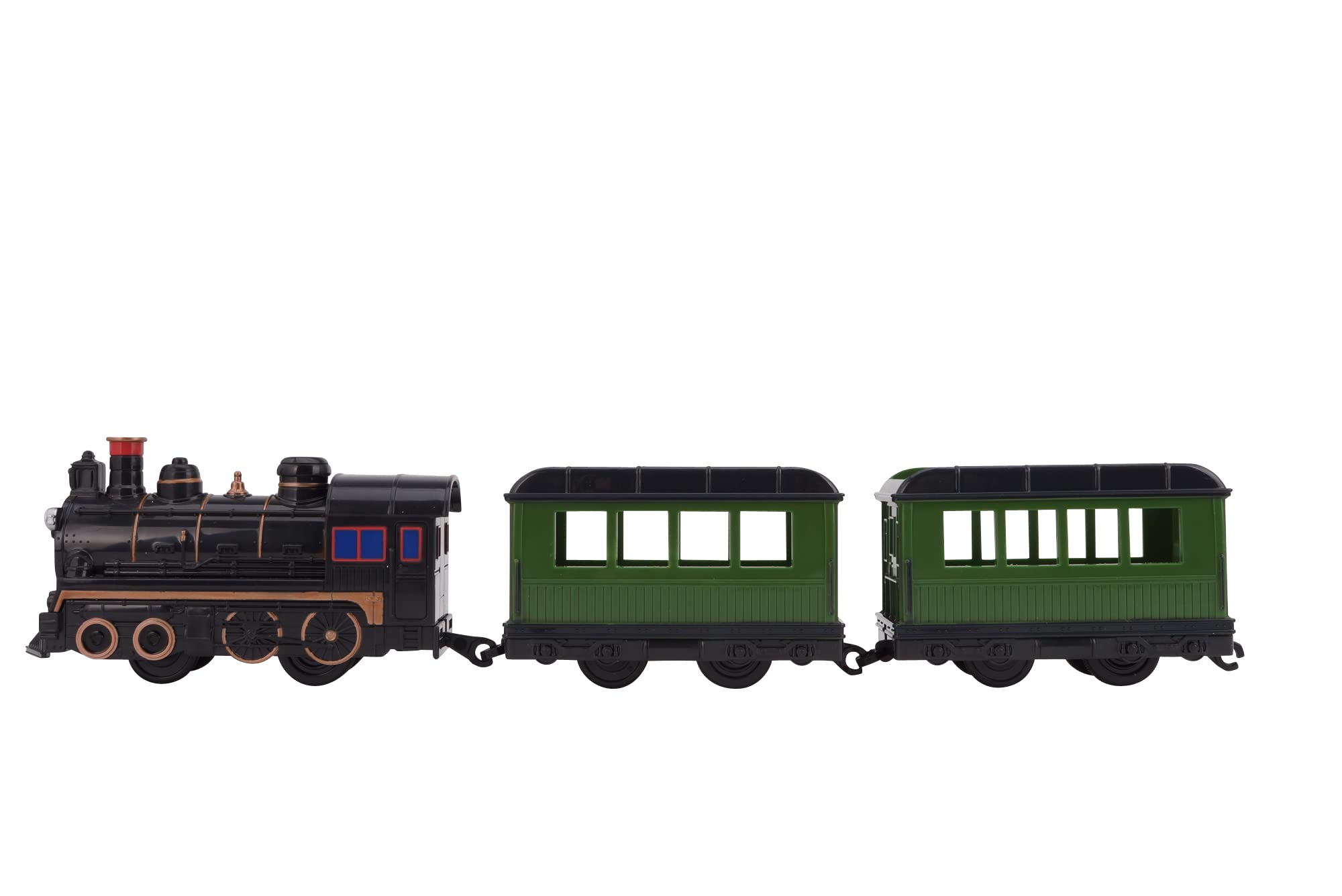 Titipo Electric Train Toy Steam - TiTipo The Little Train Animation Character Steam, with 2 Passenger Cars Included
