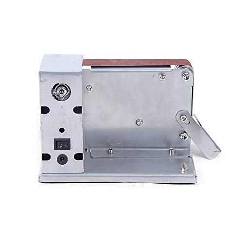 Electric Grinder Belt Sander Machine, 110V Desktop Polisher DIY Grinding Machine Mini Polishing Belt Sander 795 Motor
