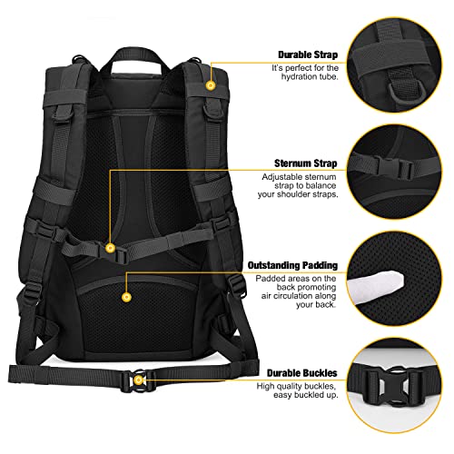 Mardingtop Small Tactical Backpack,Molle Hiking Backpack for Backpacking,Cycling and Biking ,25L Backpack