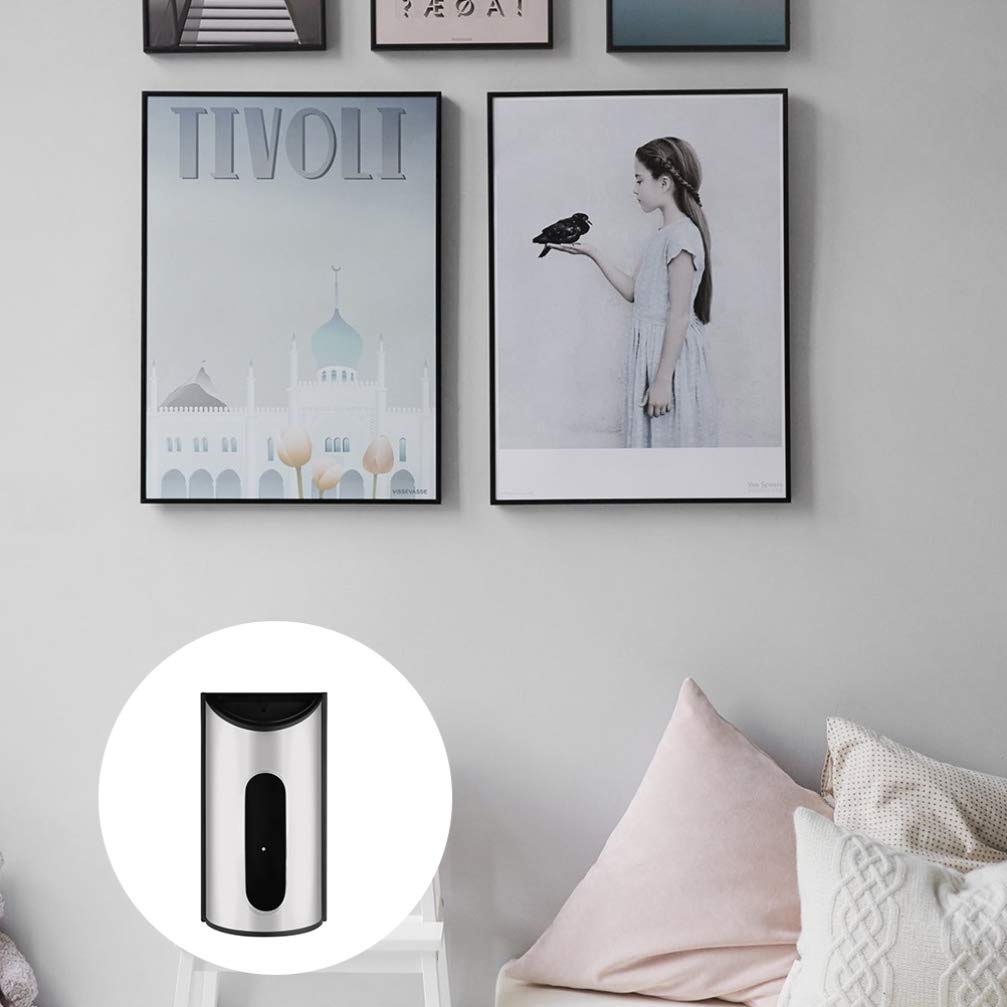DOITOOL Stainless Steel Grocery Bag Dispenser Wall Mount Plastic Bag Holder Organizer Garbage Bag Container for Home Kitchen