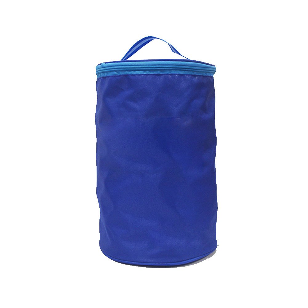 CHAOFAN Hanging Pingpong Balls Storage Bag Portable Pouch Table Tennis Ball Holder Blue Bag Contain 150 to 200 Balls