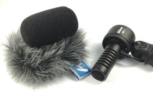 Micover Slipover Windscreen for Nikon ME-1 (Stereo Microphone)