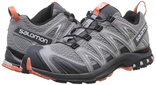 Salomon Women's XA PRO Hiking Shoe, Alloy/Magnet/Camellia, 9