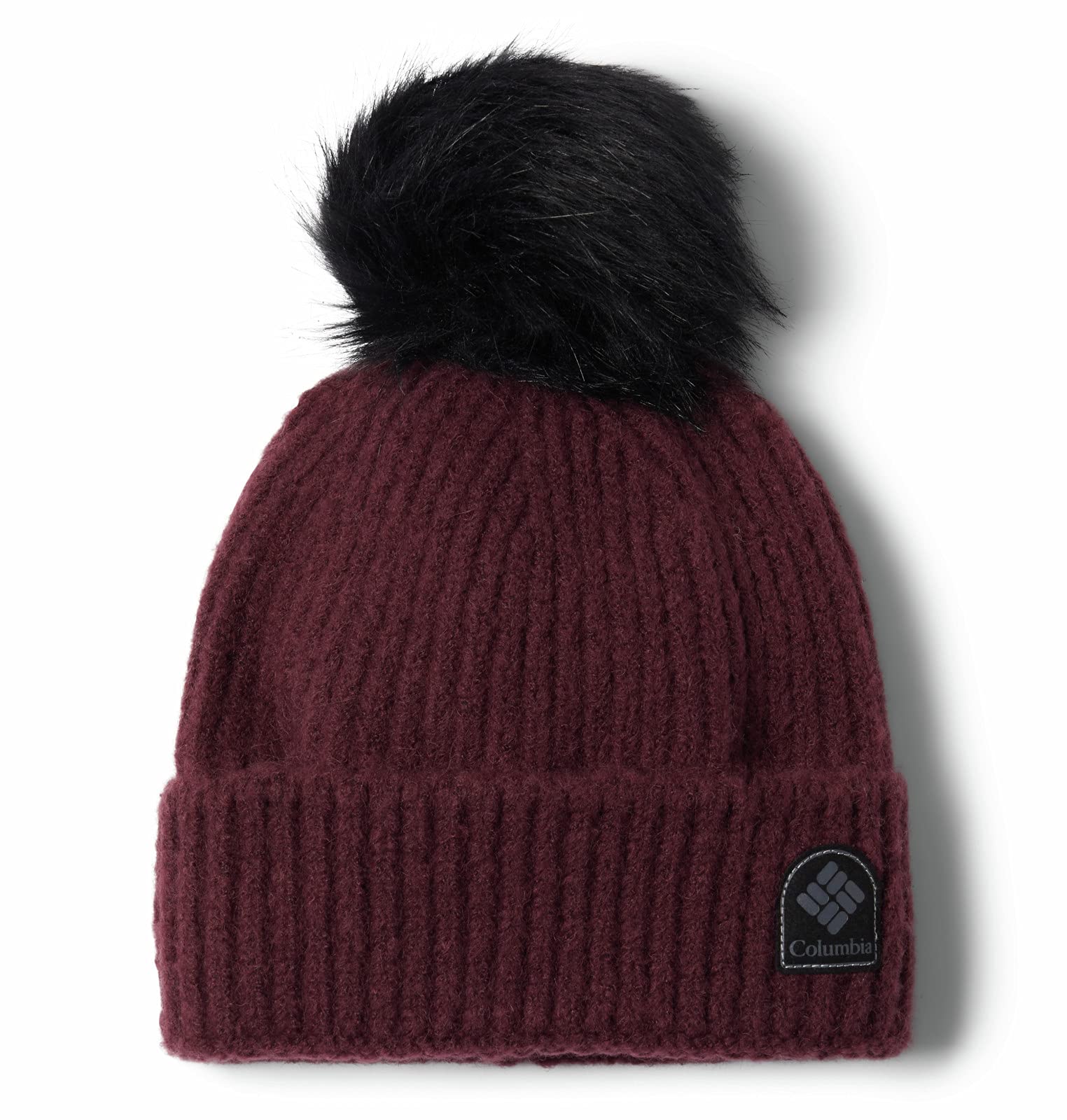 Columbia Winter Blur Pom Beanie, Malbec, One Size