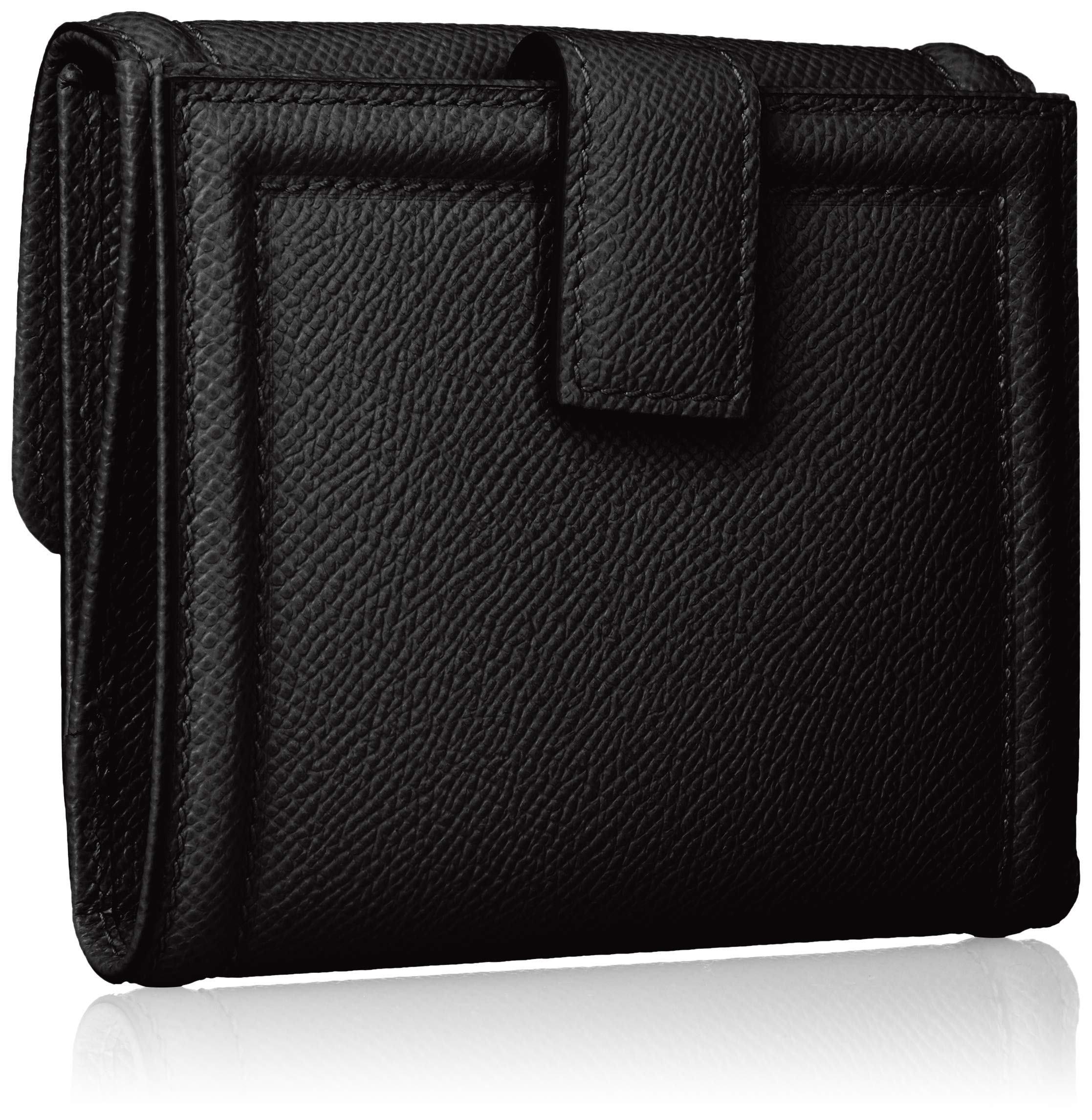 Salvatore Ferragamo 22C911-673755 Vara Ribbon Wallet, Genuine Leather, NERO