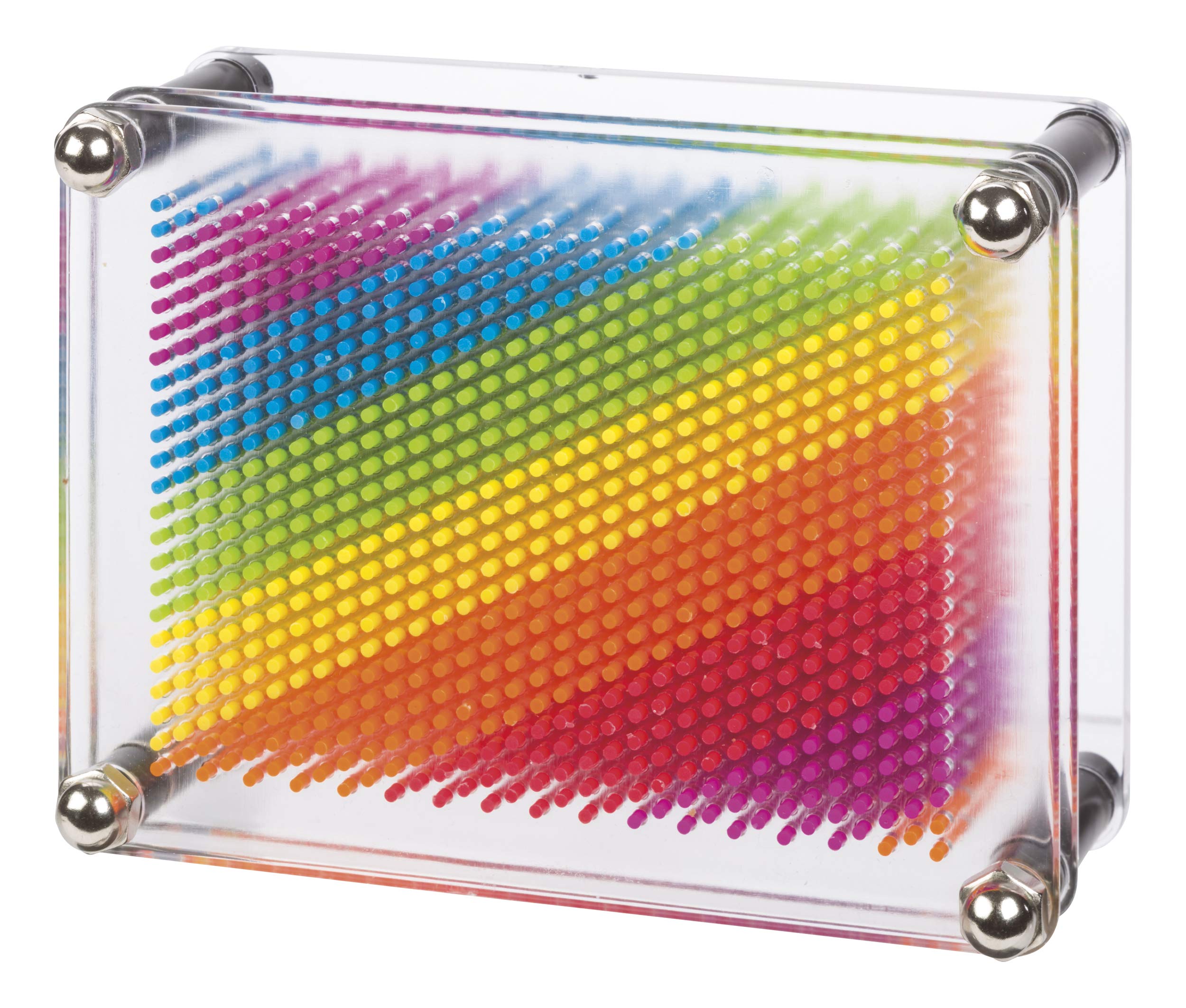 Toysmith Colorful Rainbow Pin Art, Girls Boys, Room Decor Desk Toy