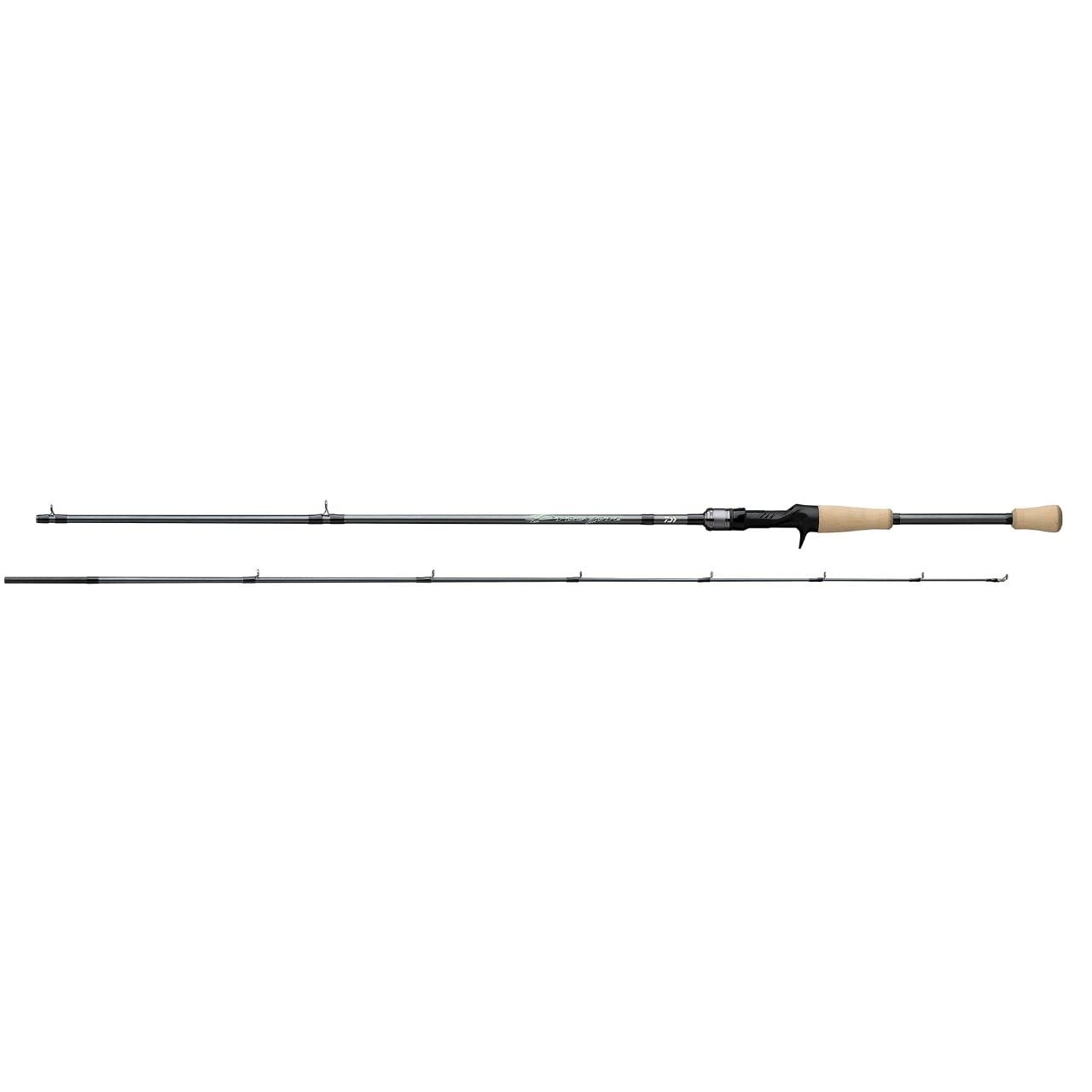 Daiwa Procyon Baitcasting Rod 6ft 6in Medium Heavy 1 Piece, Gun Smoke Silver (PCYN661MHXB)