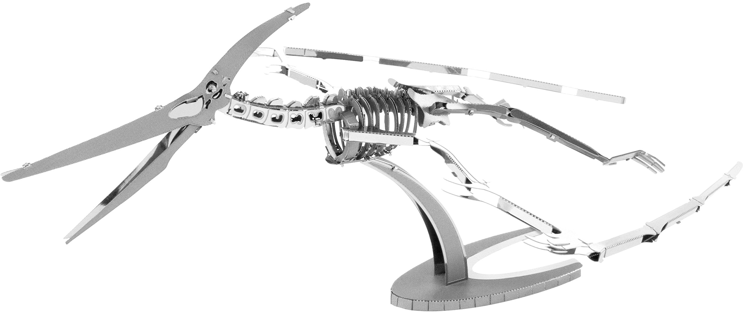 Metal Earth Fascinations 3D Metal Model Kits Set of 4 Dinosaurs - T-Rex, Stegosaurus, Triceratops and Pteranodon