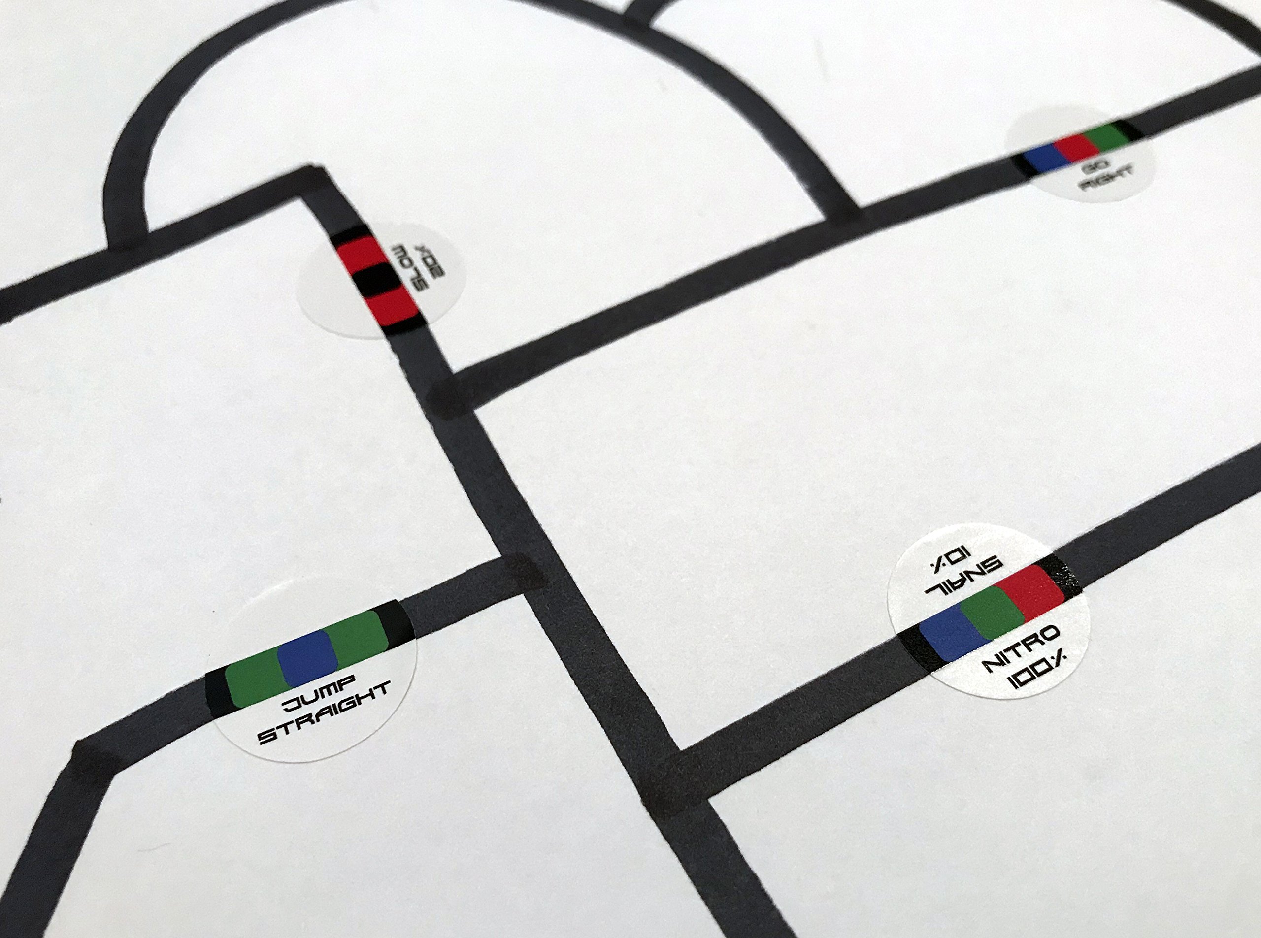 Overwrite Sticker Codes (Codes Pack) for use with Ozobot