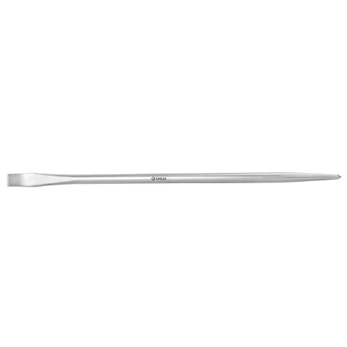 GROZ 30-Inch Aligning Pry Bar | 7/8-Inch Diameter | Round Section | Heavy Duty Chrome Alloy Steel | Zinc Plated | Great for Providing Extra Leverage (33172)