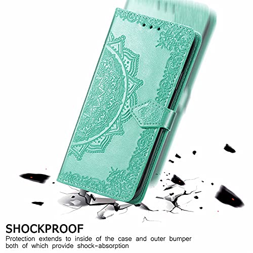 HUANGTAOLI Flip Cover for Oppo A94 5G, Stand Flip Protective Case Magnetic Folio PU Leather Wallet Cover for Oppo A94 5G
