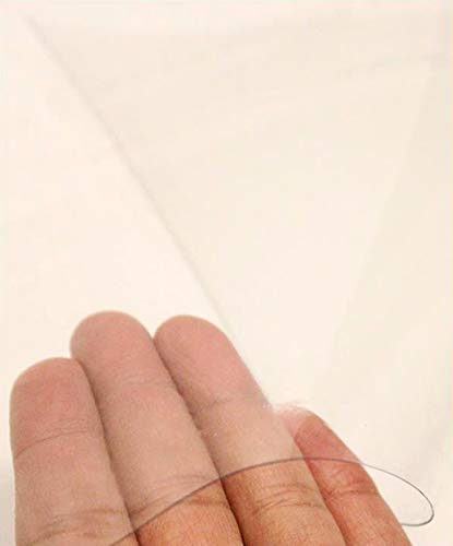 Clear Vinyl Fabric 54" Wide Sold by The Yard (12 Gauge)