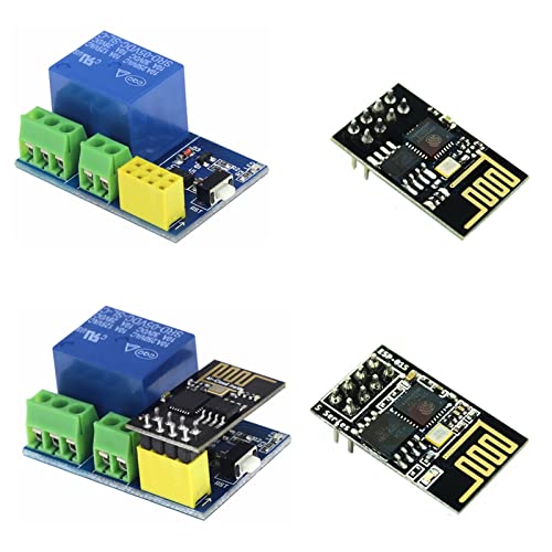 ESP8266 ESP-01/01S 5V WiFi Relay Module Things Smart Home Remote Control Switch Phone APP ESP01 ESP-01 Wireless WiFi Module (Color : ESP-01S)