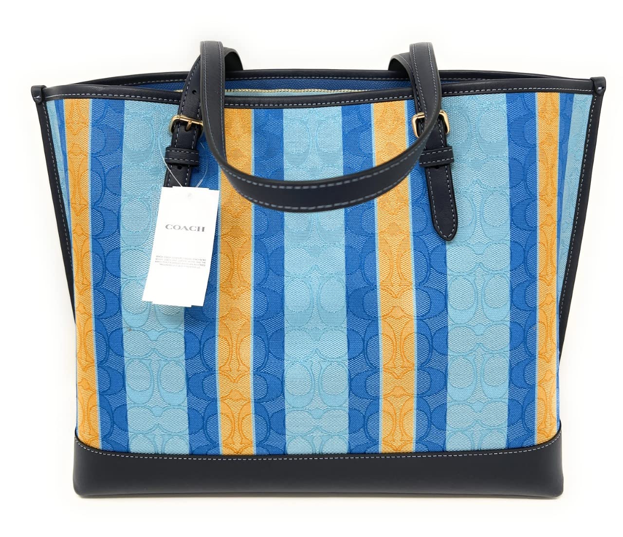 COACH Mollie Tote In Signature Jacquard With Stripes